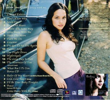 My Norah Jones CD Album Collection