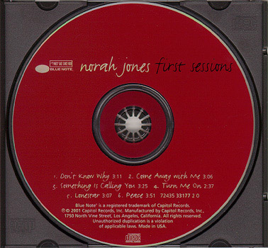 My Norah Jones CD Album Collection