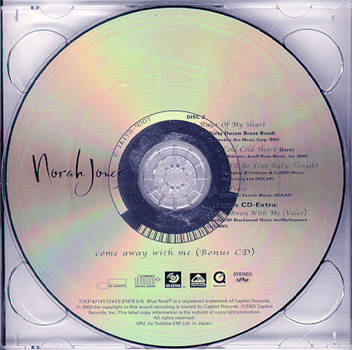 My Norah Jones CD Album Collection